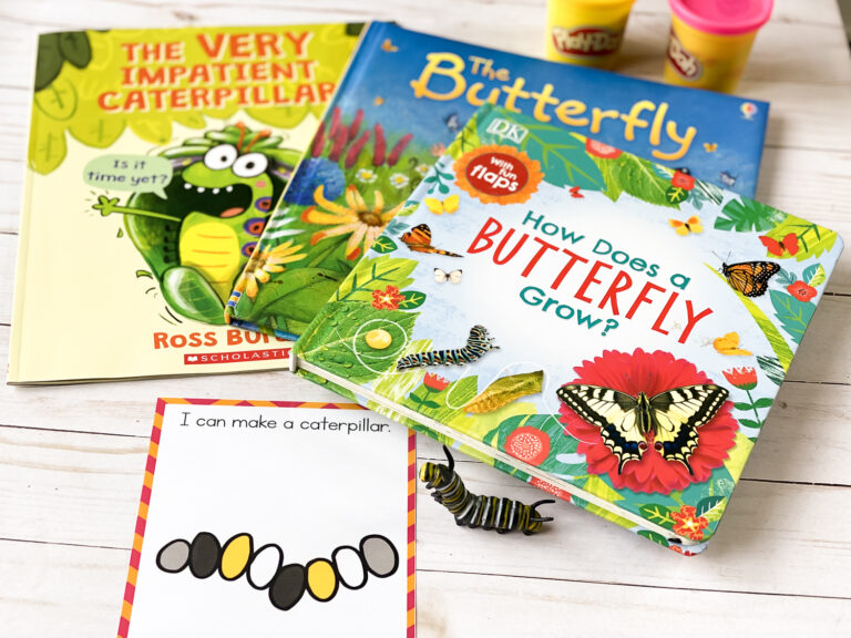 Life Cycle Play Dough Mats: Butterfly - Life Over C's Club