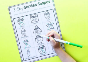 2D Shape Posters: Garden Seeds - Life Over C's Club