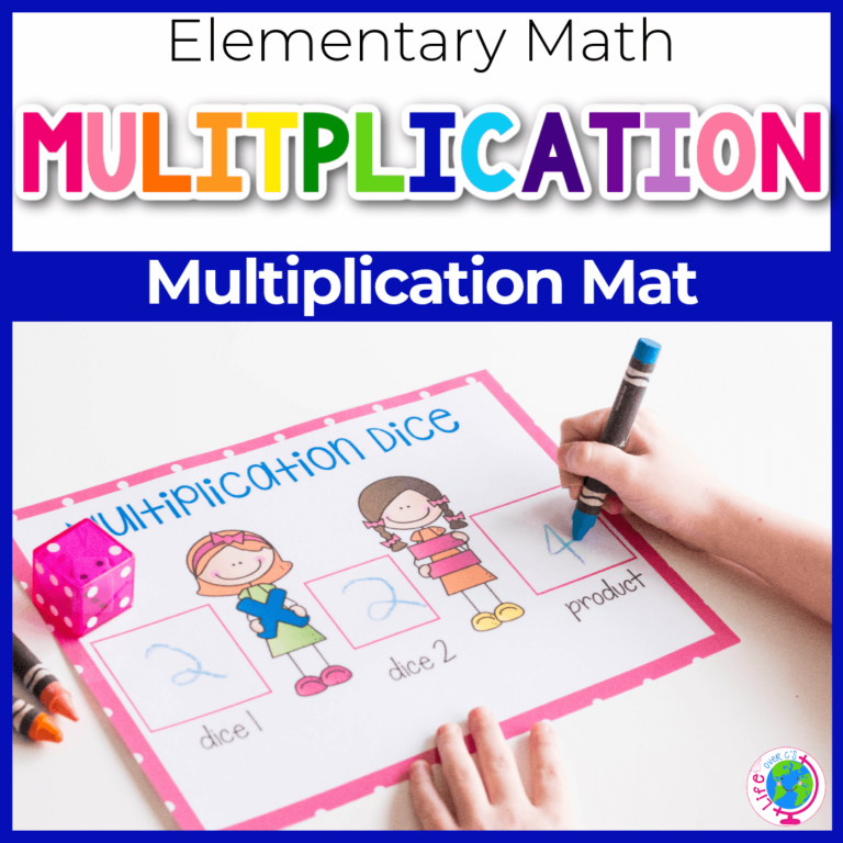 Multiplication Dice Activity - Life Over C's Club