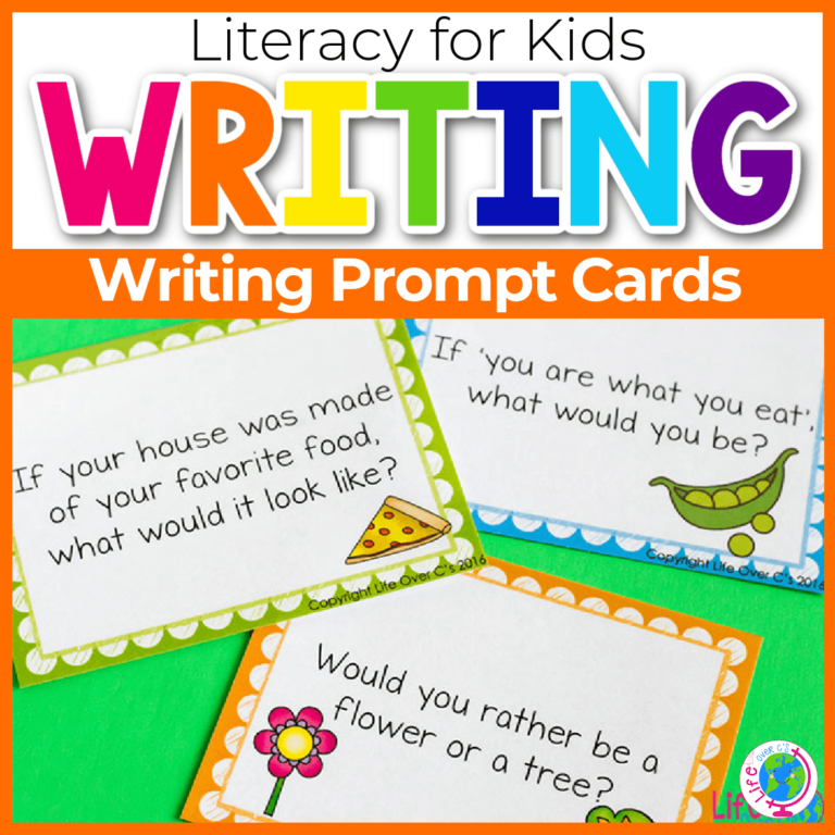Writing Prompts for Kids - Life Over C's Club
