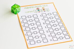 Multiplication Dice Activity - Life Over C's Club