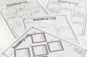 Reading Logs: Apple Theme - Life Over C's Club