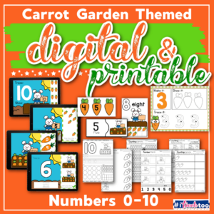 Counting 1-10 Carrot Bundle Digital and Printable - Life Over C's Club