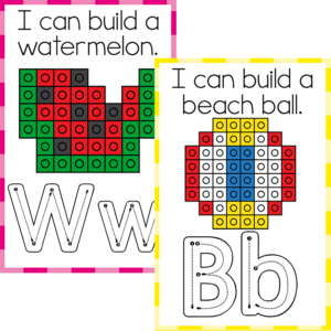 Fine Motor Mats: Snap Cubes: Summer - Life Over C's Club