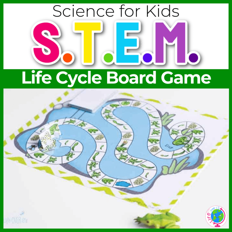 Life Cycle Board Game: Frogs - Life Over C's Club