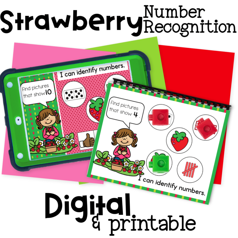 Number Recognition 1-10: Summer Pineapple - Life Over C's Club